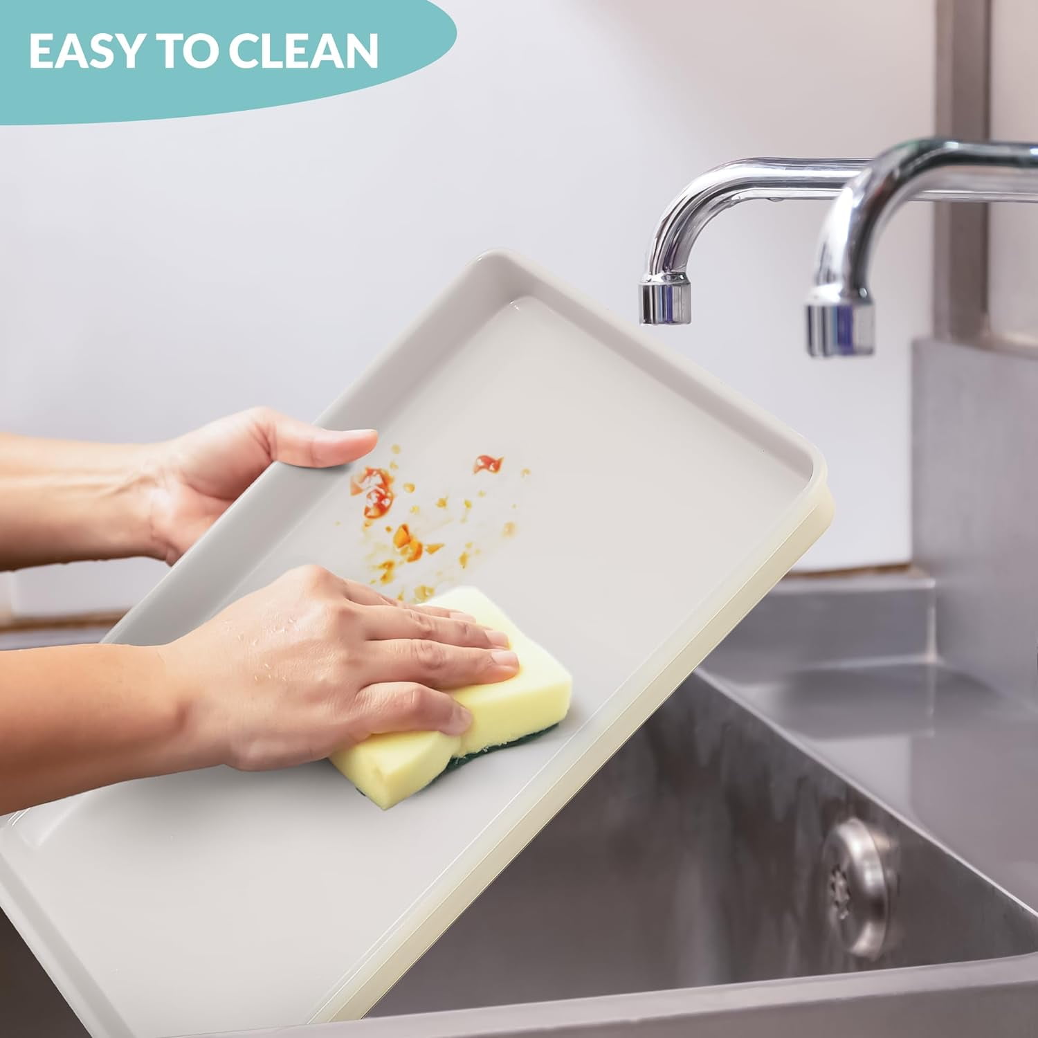 Nonstick Ceramic Baking Sheet/Cookie Sheet - Set of 2, and Easy to ...