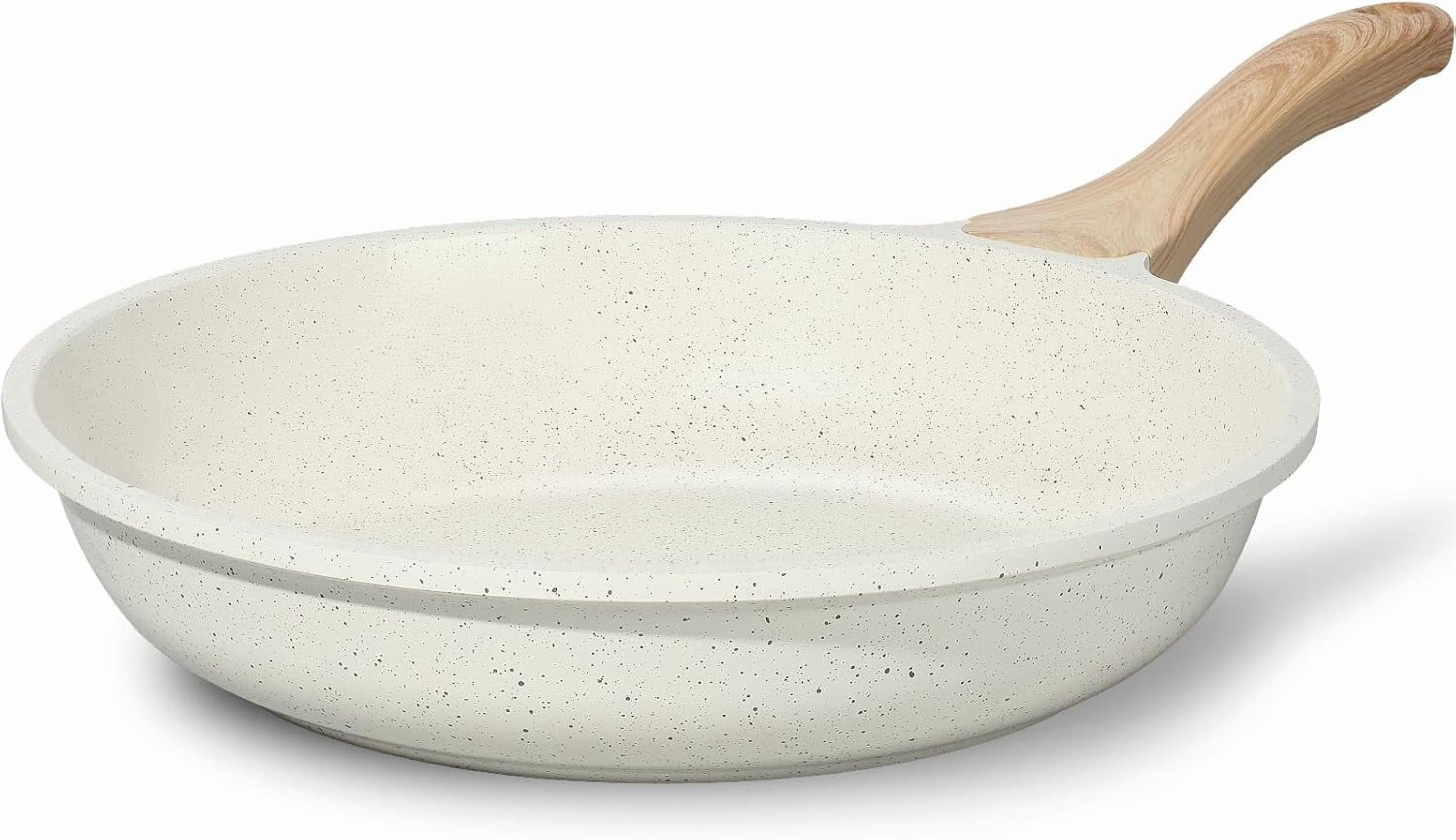 Nonstick Ceramic Frying Pan Skillet, Egg Omelette Kitchen Cooking Pans ...
