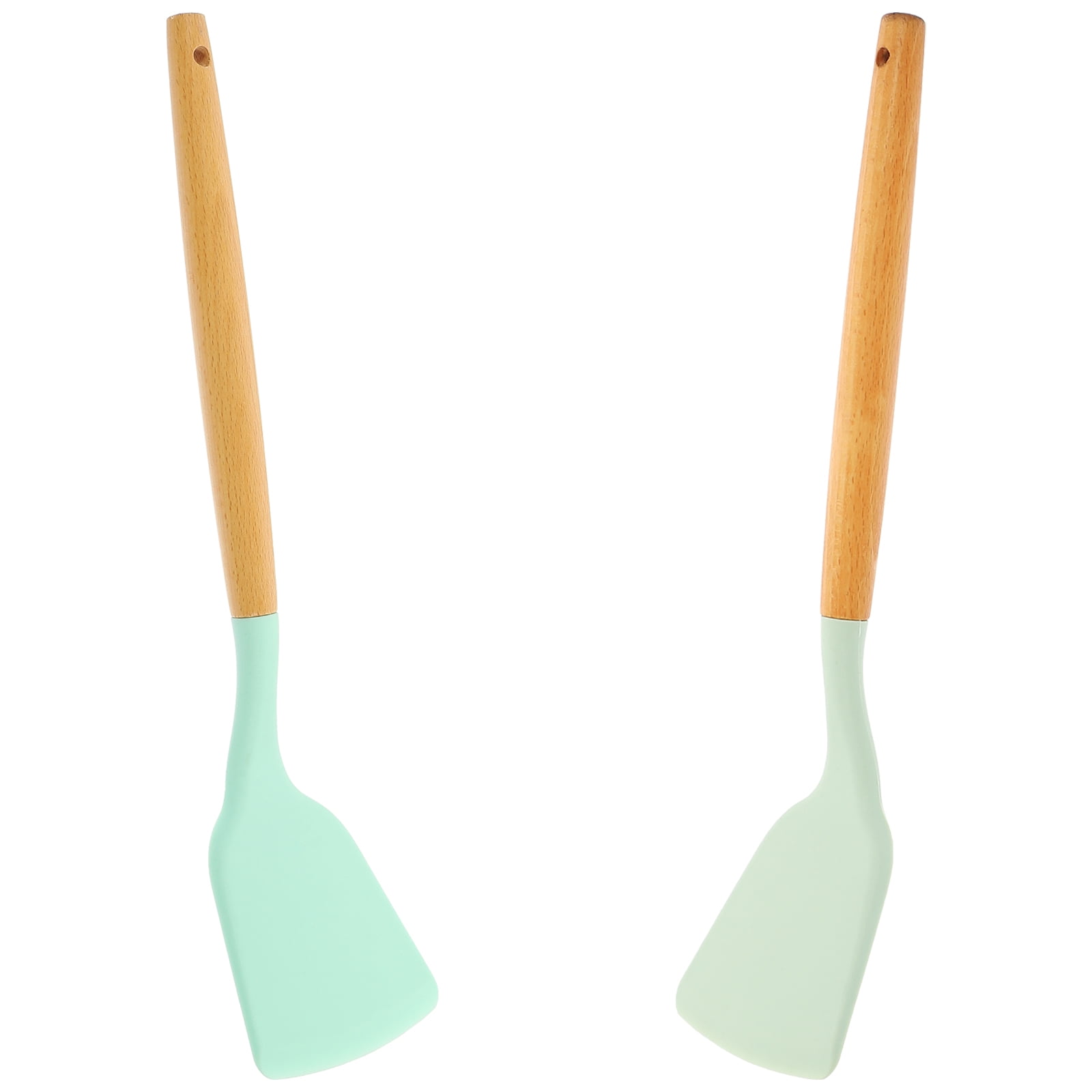 Qnmwood 2-Pack Silicone Slotted Turners for Nonstick Cookware - Walmart.com