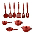 Nonstick Cookware Set 13 Pcs Aluminum Pots Pans with Lids Kitchen ...