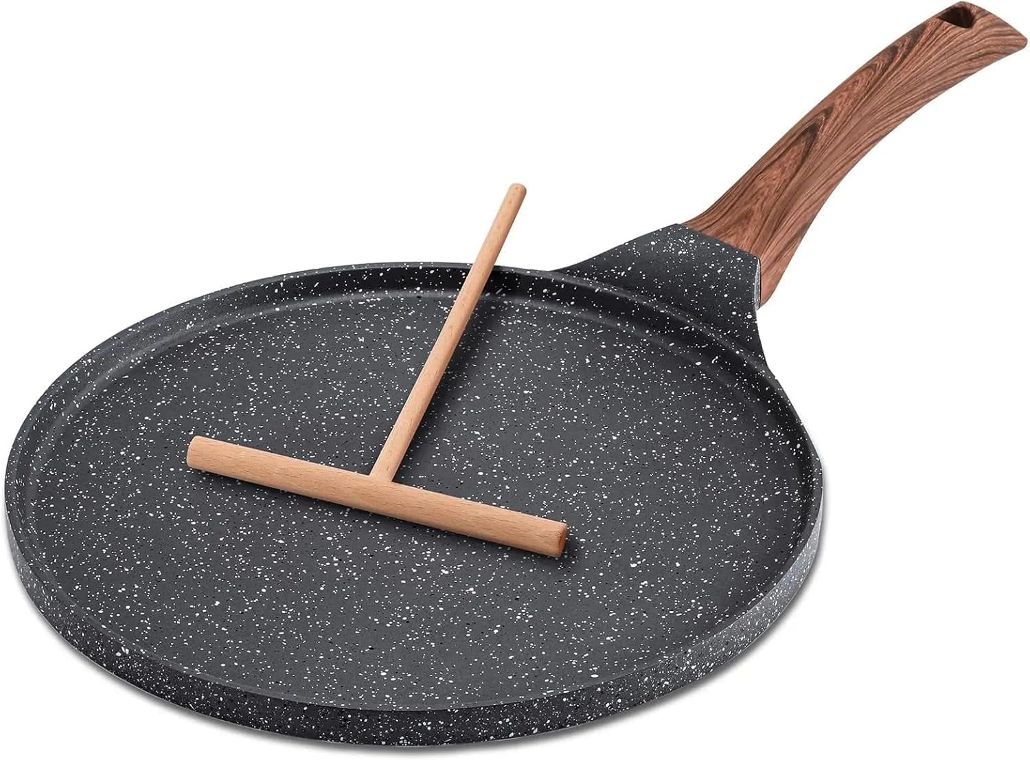 Nonstick Crepe Pan Set, 6 Piece Set Kitchen Pancake Grill Pan, 9.5 Inch ...