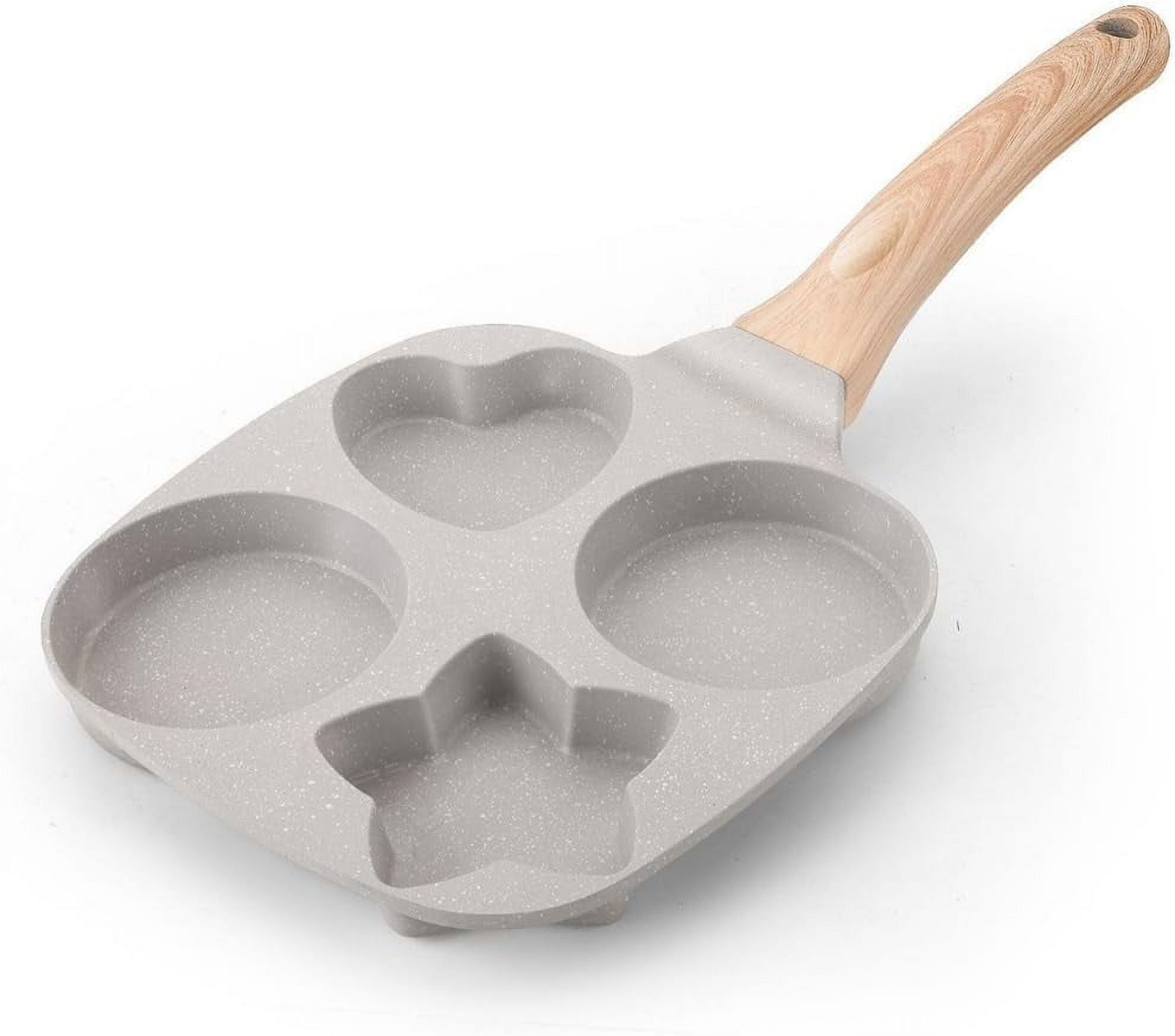 Nonstick Egg Frying Pan, Fried Egg Pan, 4-Cup Granite Omelette Skillet, Aluminum Omelet Pan ...