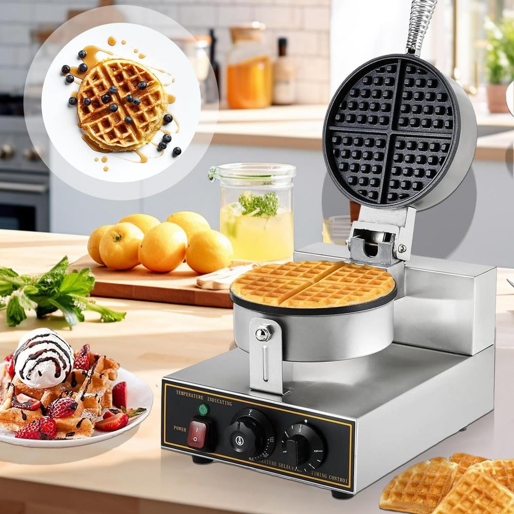 Nonstick Electric Waffle Maker - Egg Bubble Waffle Iron for Home Baking ...