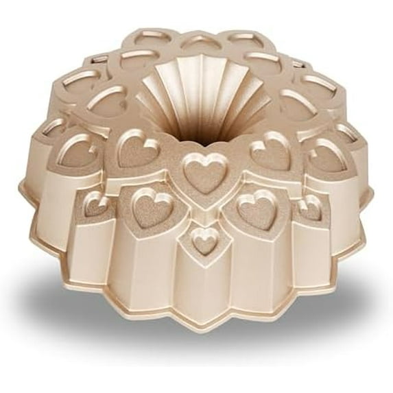 Nonstick Fluted Cake Pan, Perfect for Fluted Cakes, Die Cast Aluminum ...