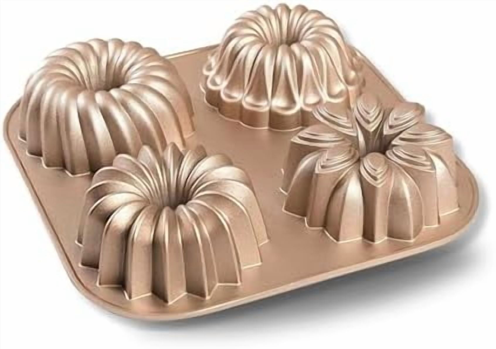 Nonstick Fluted Cake Pan, Perfect for Fluted Cakes, Die Cast Aluminum ...