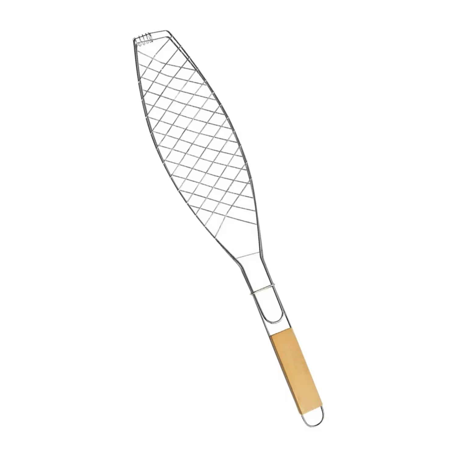 Nonstick Folding Handle Roasting Fish Grilling BBQ Grill Basket for ...