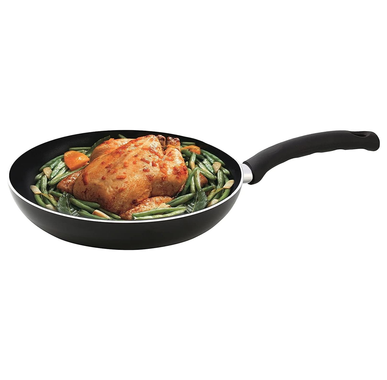 Nonstick Frying Pan 12.5 inch - Hard Anodized Aluminum with Dual-Layer ...