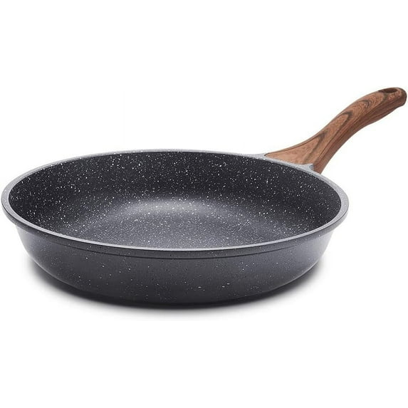 Nonstick Frying Pan Skillet, Swiss Granite Coating Omelette Pan, Stone ...