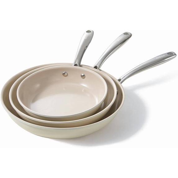 Nonstick Frying Pans Set, Ceramic Pan Skillet, Non Pans for Cooking, 8 ...