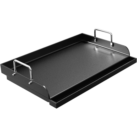 Nonstick Griddle for Gas Grill, 25" x 16" Ceramic Coated Flat Griddle ...