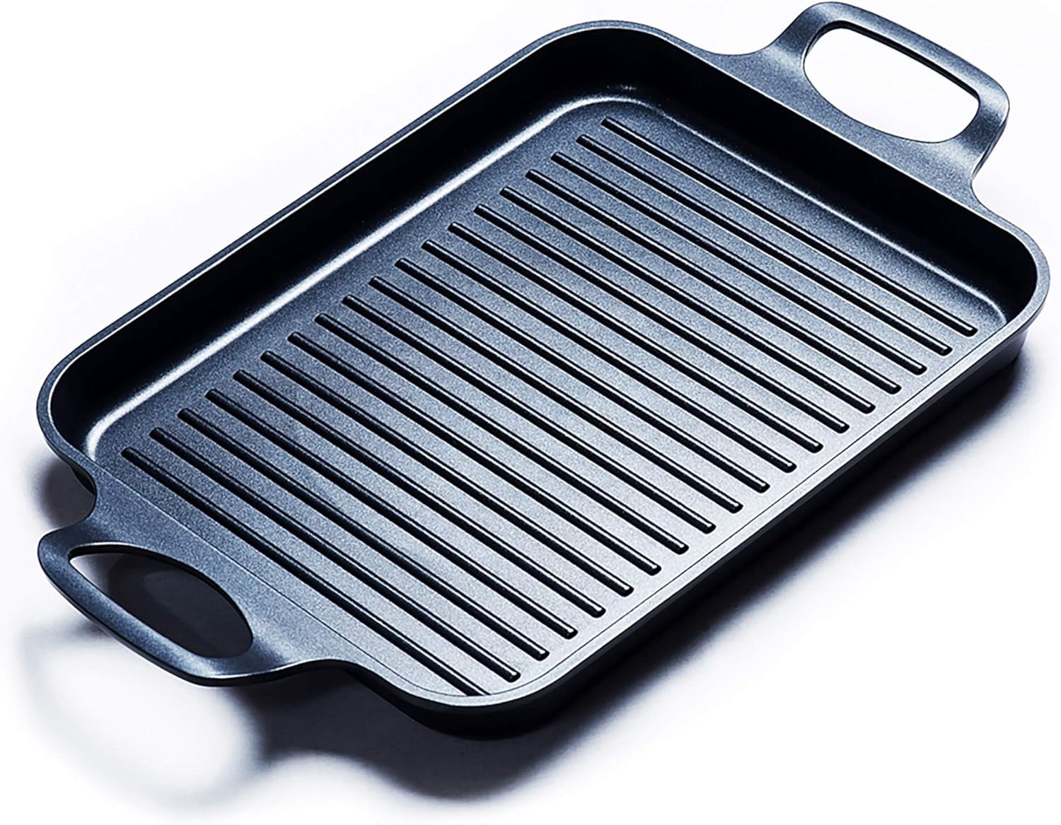 Nonstick Grill Pan, Induction Stove Grill Plate, Glass Grilling Pan for ...