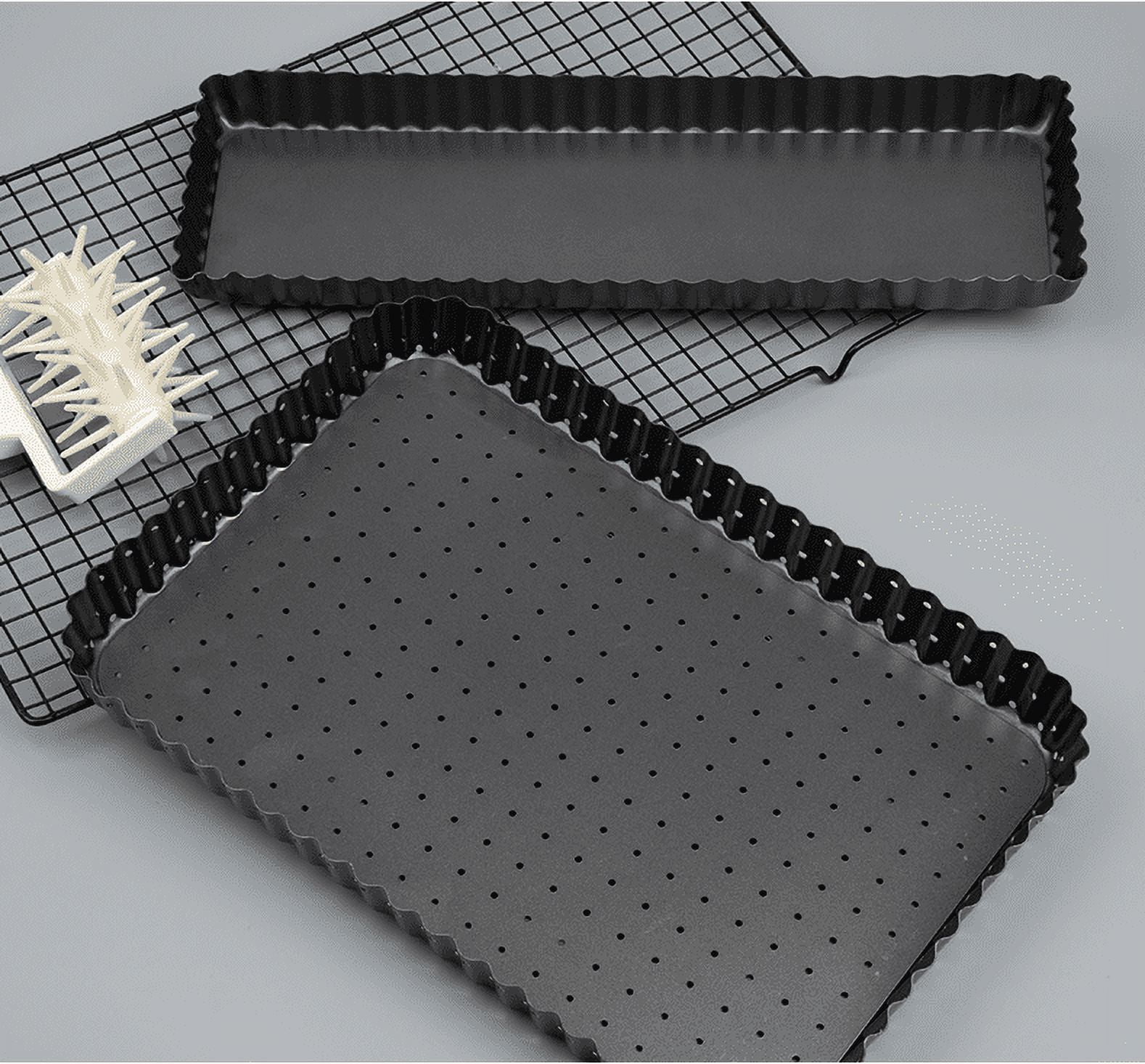 Nonstick Heavy Duty Tart Pan With Removable Bottom, Removable Loose ...