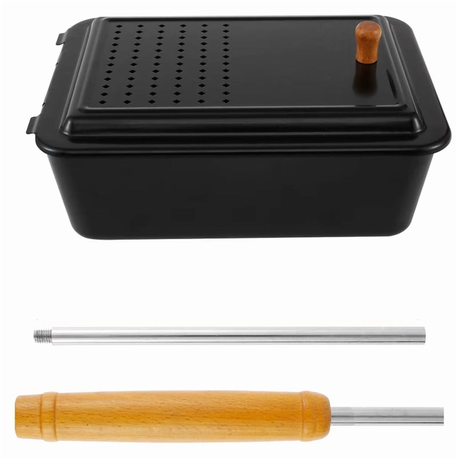 Nonstick Popcorn Popper with Removable Long Handle,Multipurpose Popcorn ...