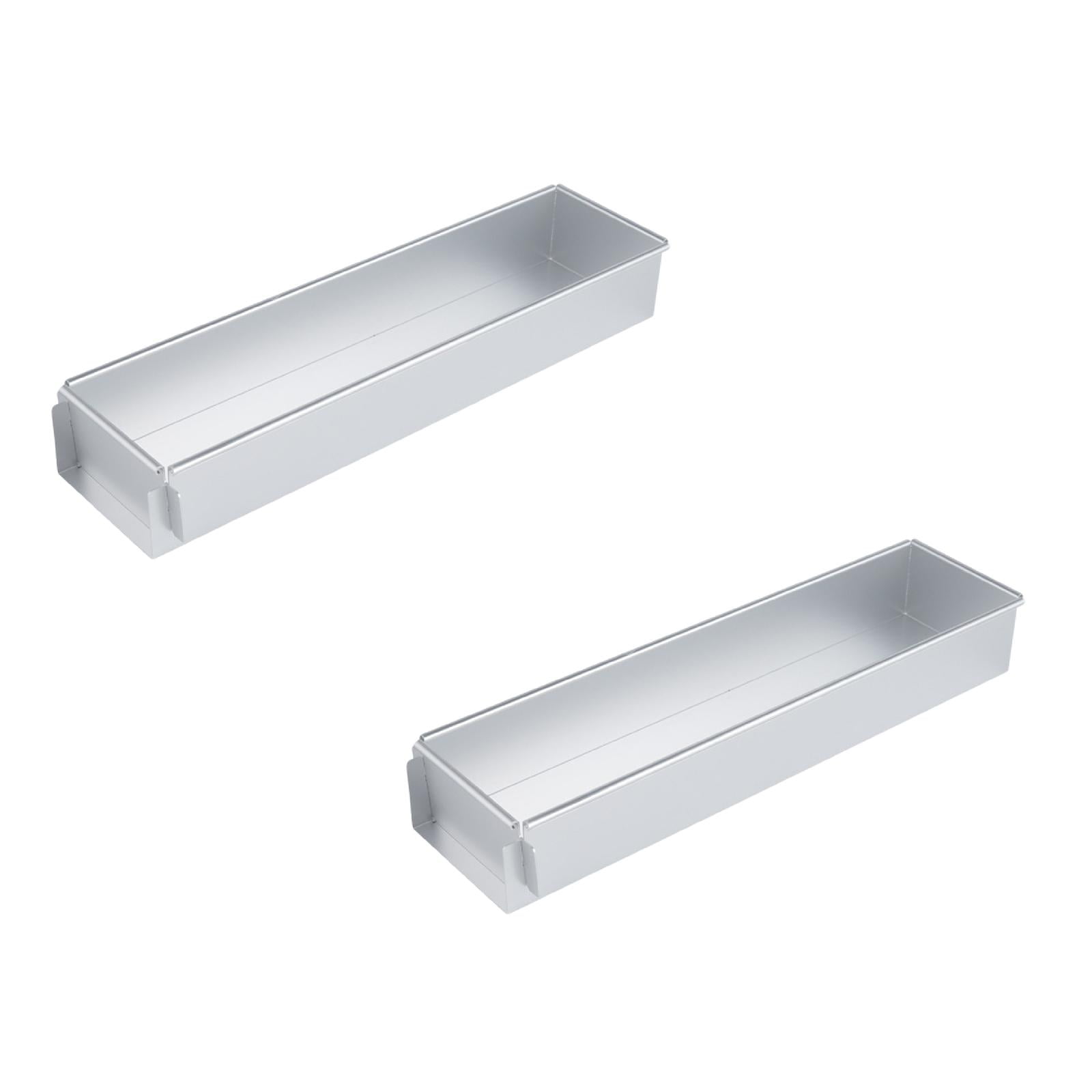 Nonstick Rectangle Cake Pan - Removable Cheesecake Mold for Tiramisu ...