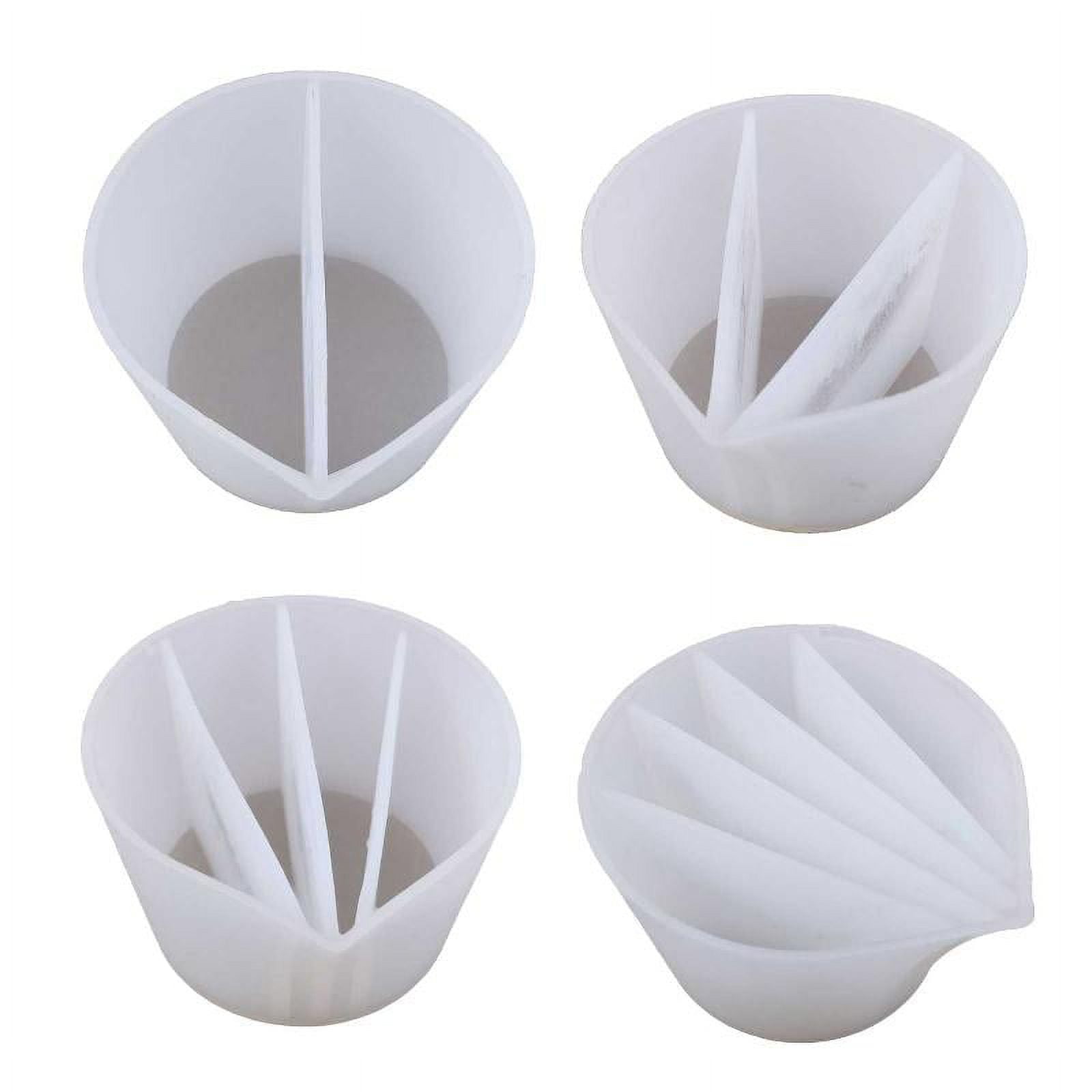 Nonstick Reusable Silicone Mixing Pouring Cups for Epoxy Resin Casting ...