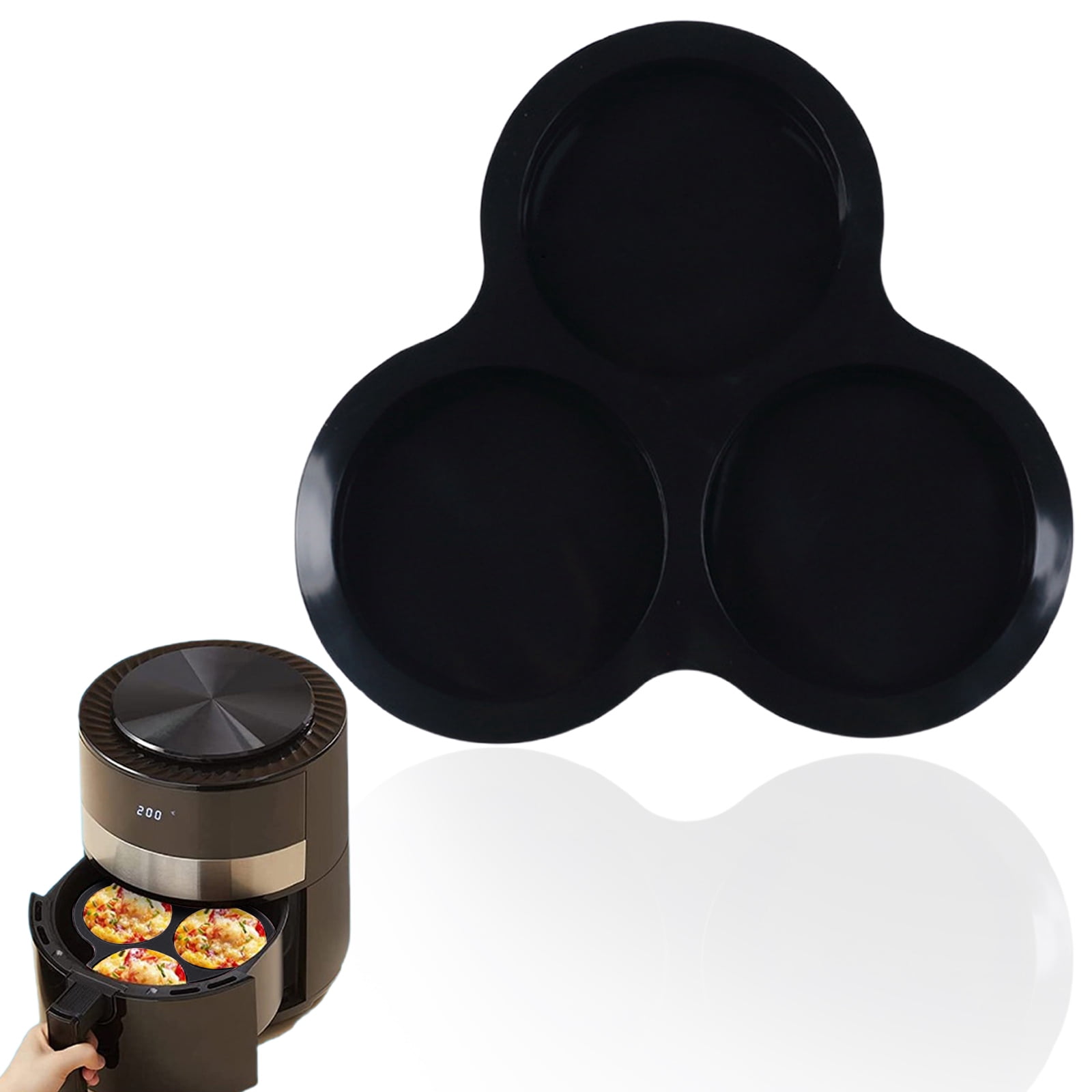 Nonstick Round Muffin Baking Pan, Muffin Pan for Baking, 3 Cups,Muffin ...