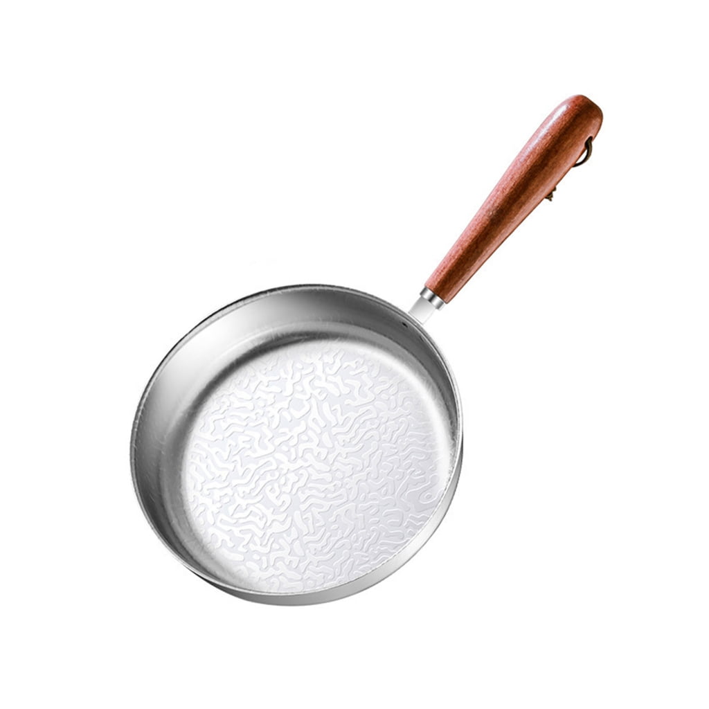 Nonstick Small Frying Pans Stainless Steels Flat Bottom Pans Cooking ...