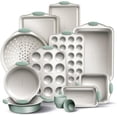 Nonstick Stackable Bakeware Set - Durable, Easy Release Baking Set- 22 ...
