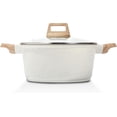 Nonstick Stock Pot with Lid, Granite Casserole Large Soup Pot Pasta ...