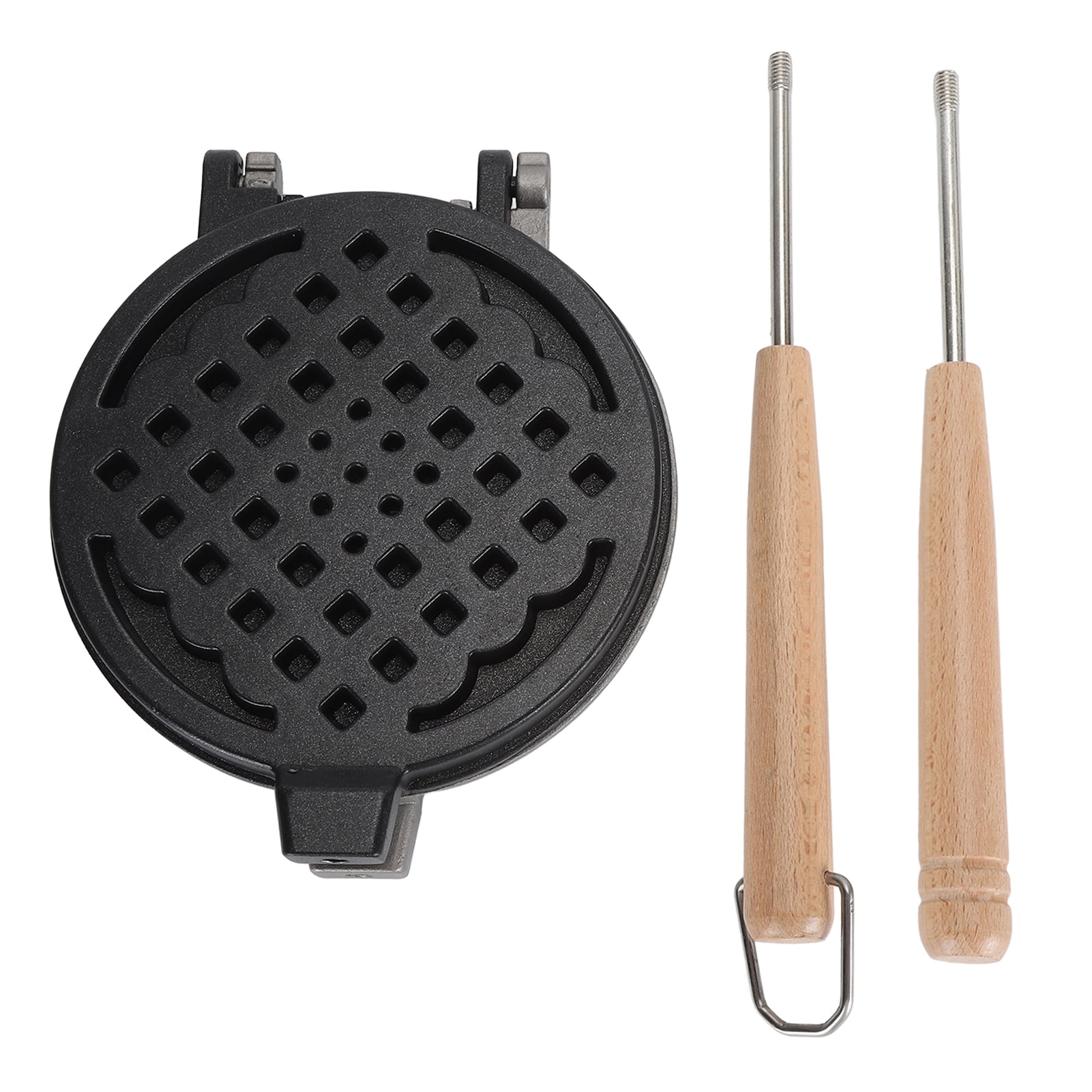Nonstick Waffle Maker Pan Dual Sided Non Stick with Removable Handle ...