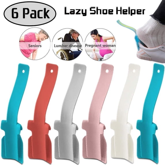NONSTOP 6 Pcs Portable Shoe Helper - Easy on/off Shoehorn for Men ...