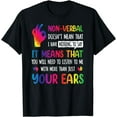 Nonverbal Autism Awareness Neurodiversity Kids Acceptance T-Shirt ...