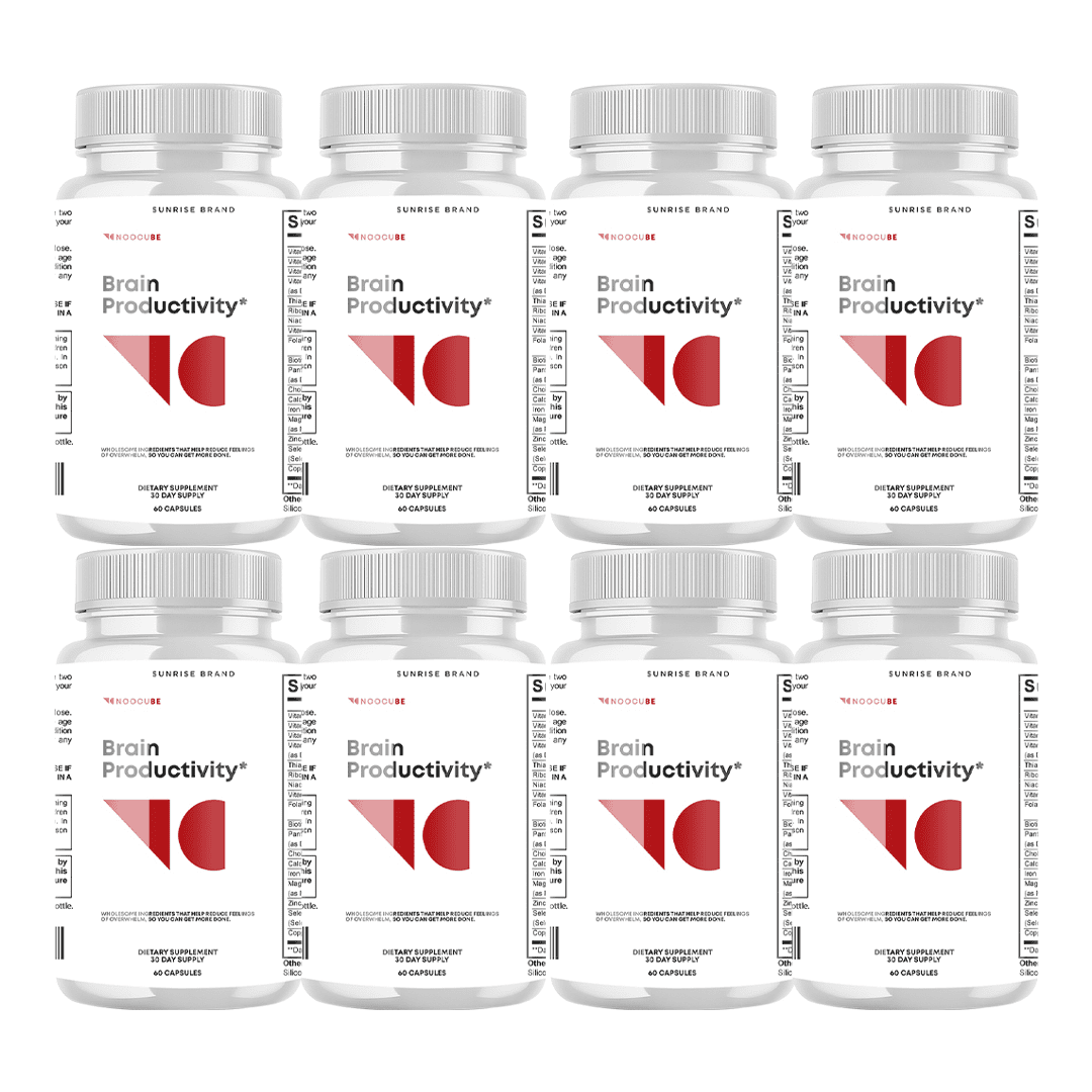 Noocube Brain Productivity Pills, Cognitive & Memory, Premium Formula ...