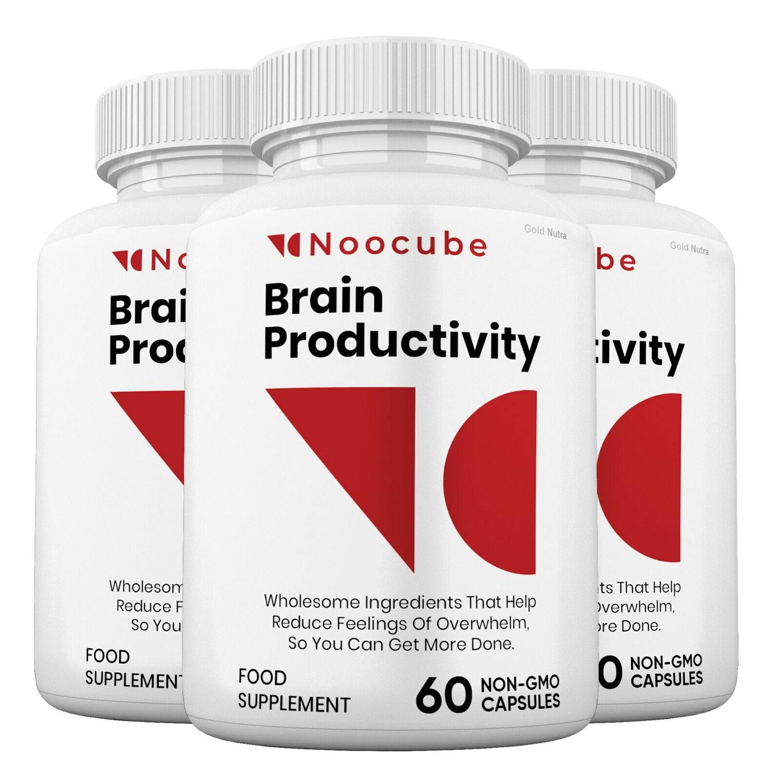 Noocubes Brain Productivity Pills, Cognitive & Memory, Premium Formula ...
