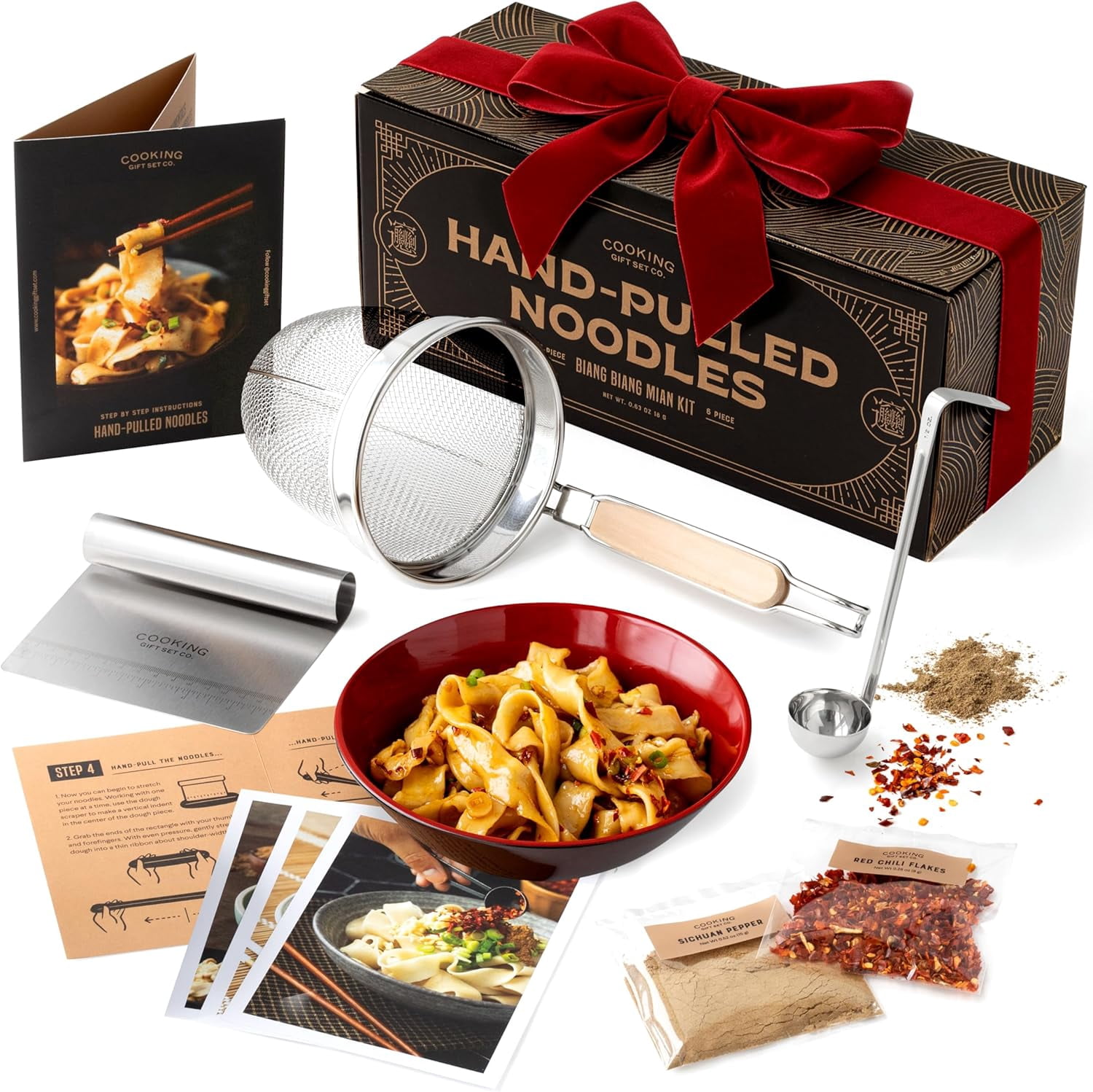 Noodle Basket Set – Stainless Steel Fine Mesh Strainer with Handle ...