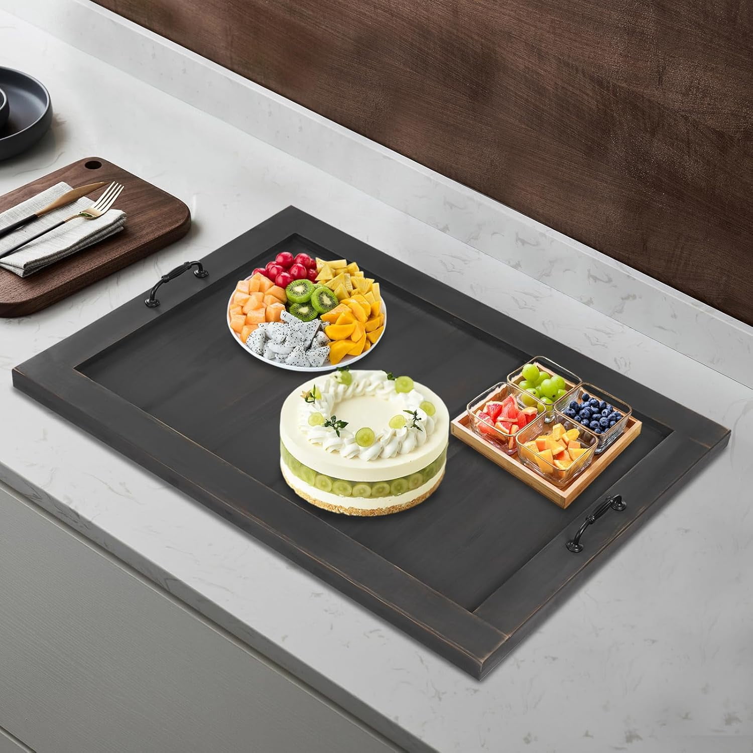 Noodle Board Multiple Wood Stove Top Covers for Electric Stove and Gas ...