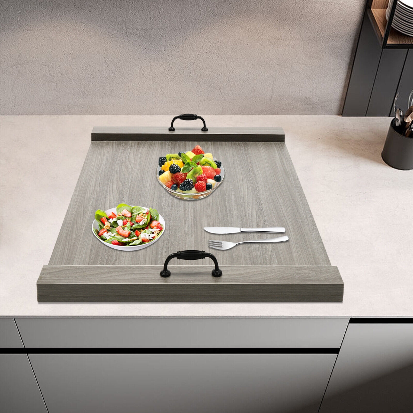 Noodle Board Stove Cover, Multifunctional, Wood Stove Top Covers with ...