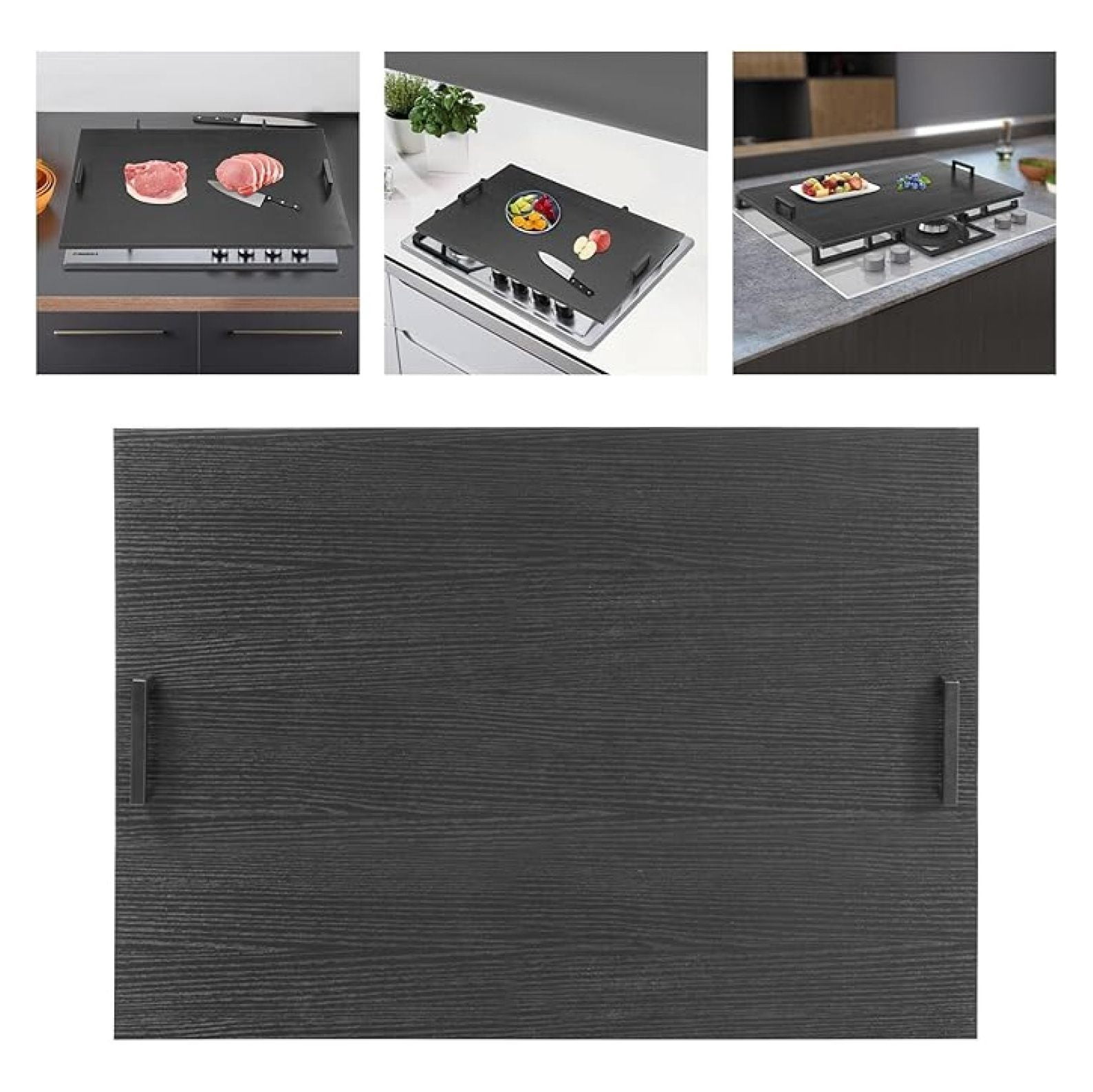 Noodle Board Stove Covers with Handles, 29 x 21In Durable Extra Thick ...