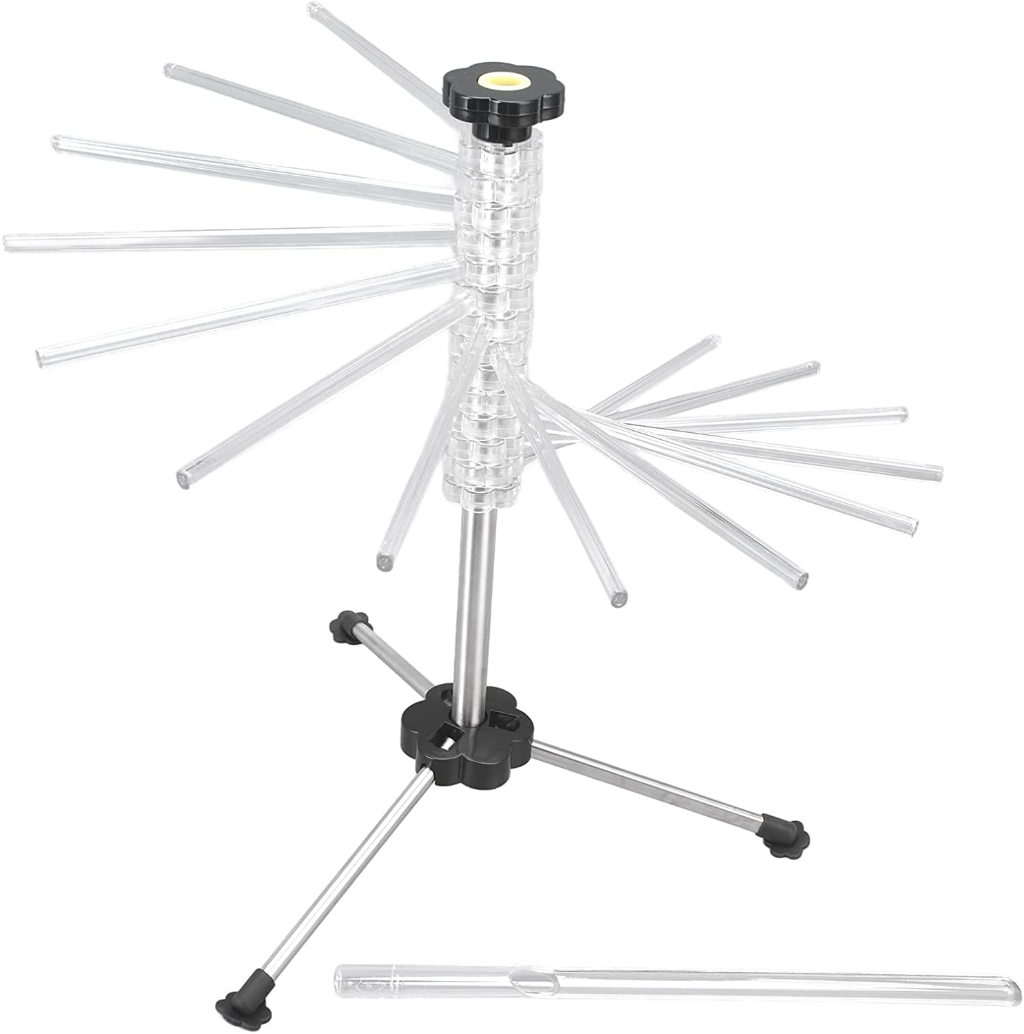 Collapsible Pasta Drying Rack, Stainless Steel Spaghetti Noodle Dryer ...