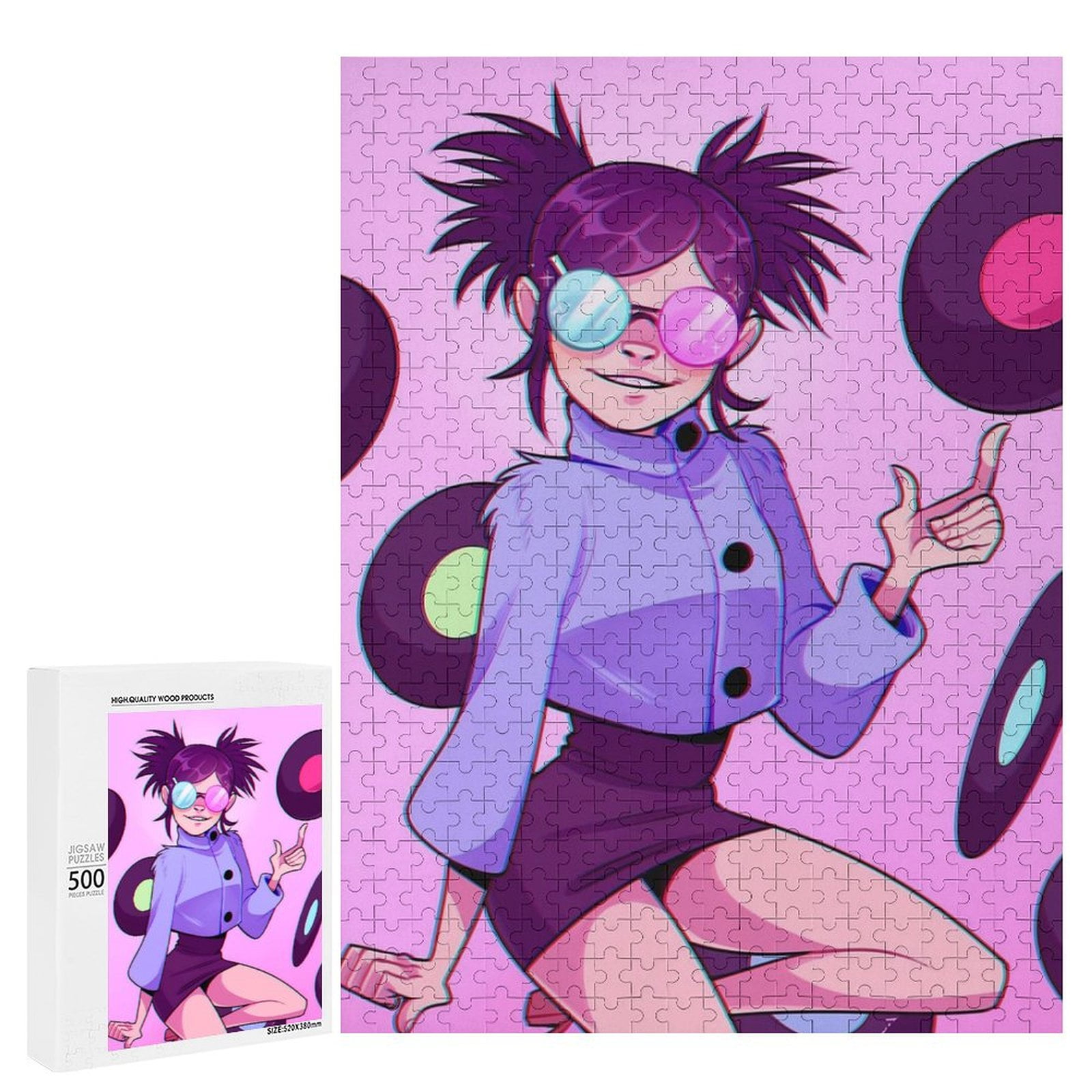 Noodle Gorillaz Wooden Jigsaw Puzzles Accessories Intellectual ...