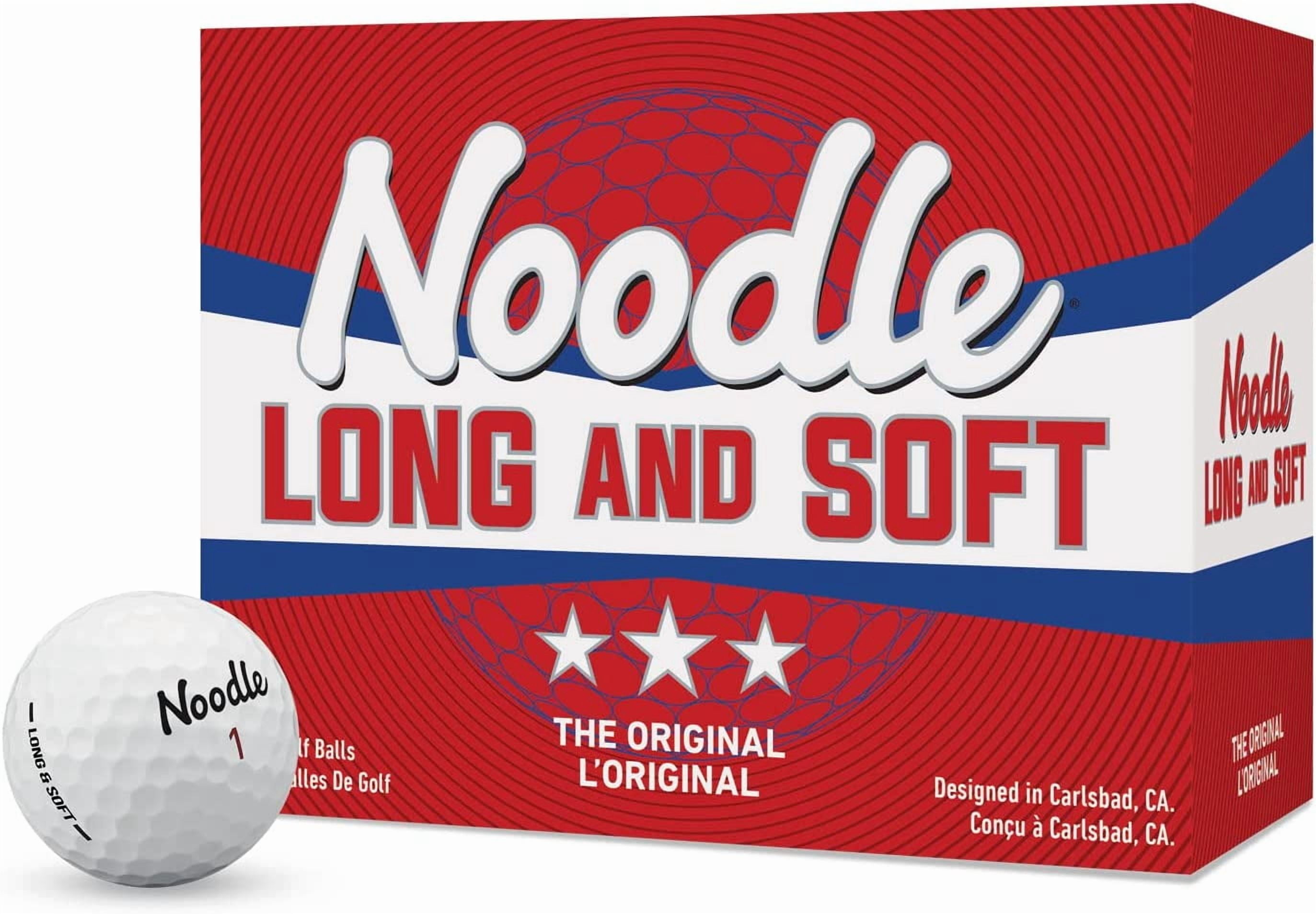 Noodle Long & Soft Golf Balls, Ultra-Soft 34 Compression Core, Great ...