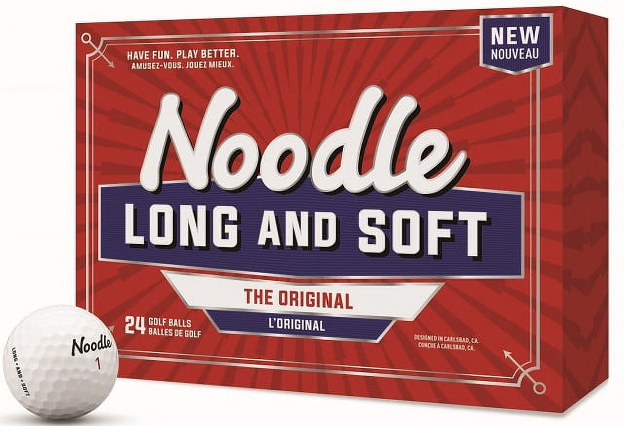 Noodle Long and Soft Golf Balls, 3 lb, (24 Pack) - Walmart Business ...