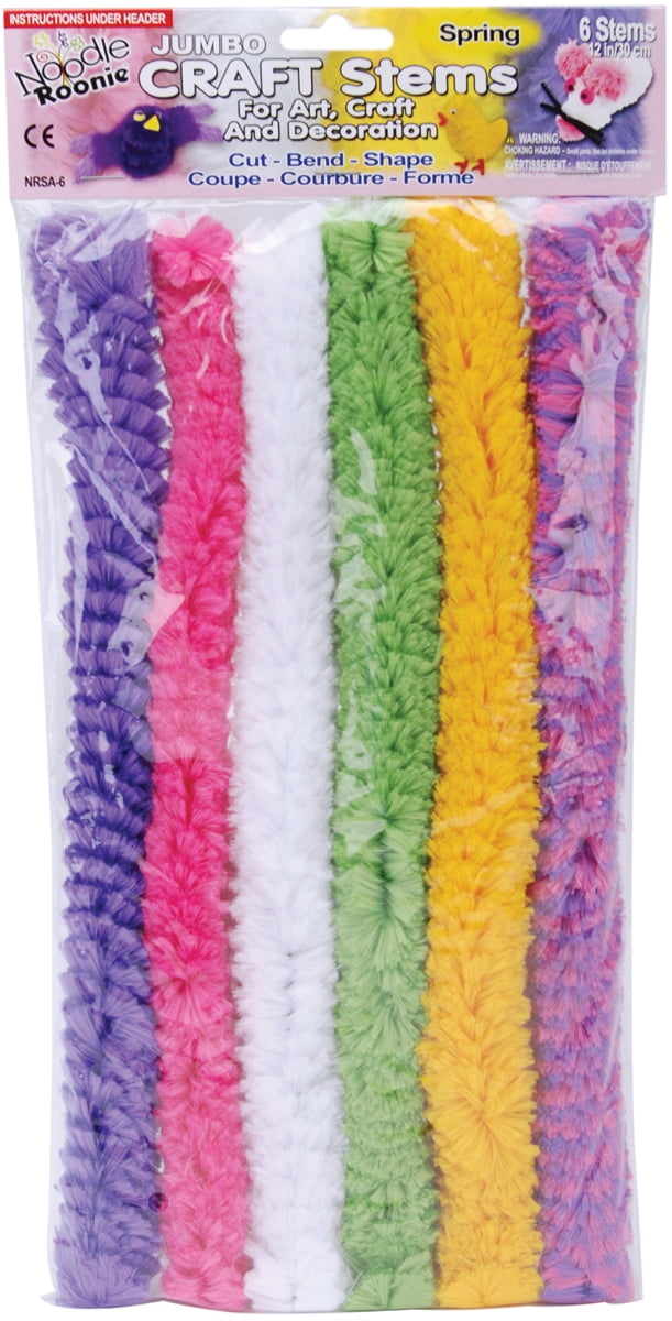 Noodle Roonie Jumbo Craft Stems 12