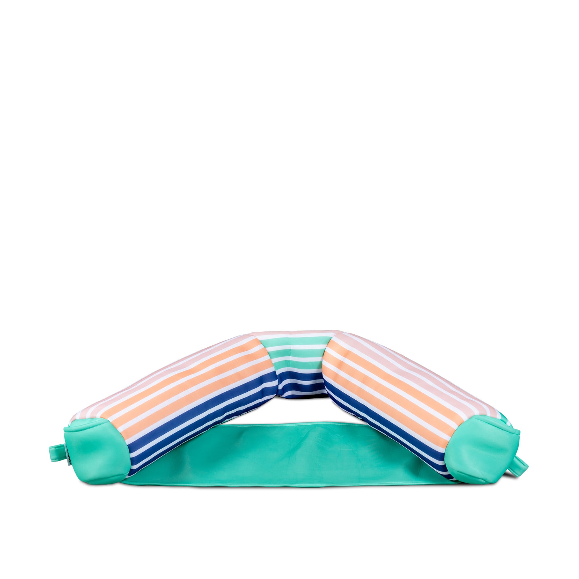Big Joe Shaka Sling Pool Float, Rivera Stripe Turquoise, Doubled-Sided ...