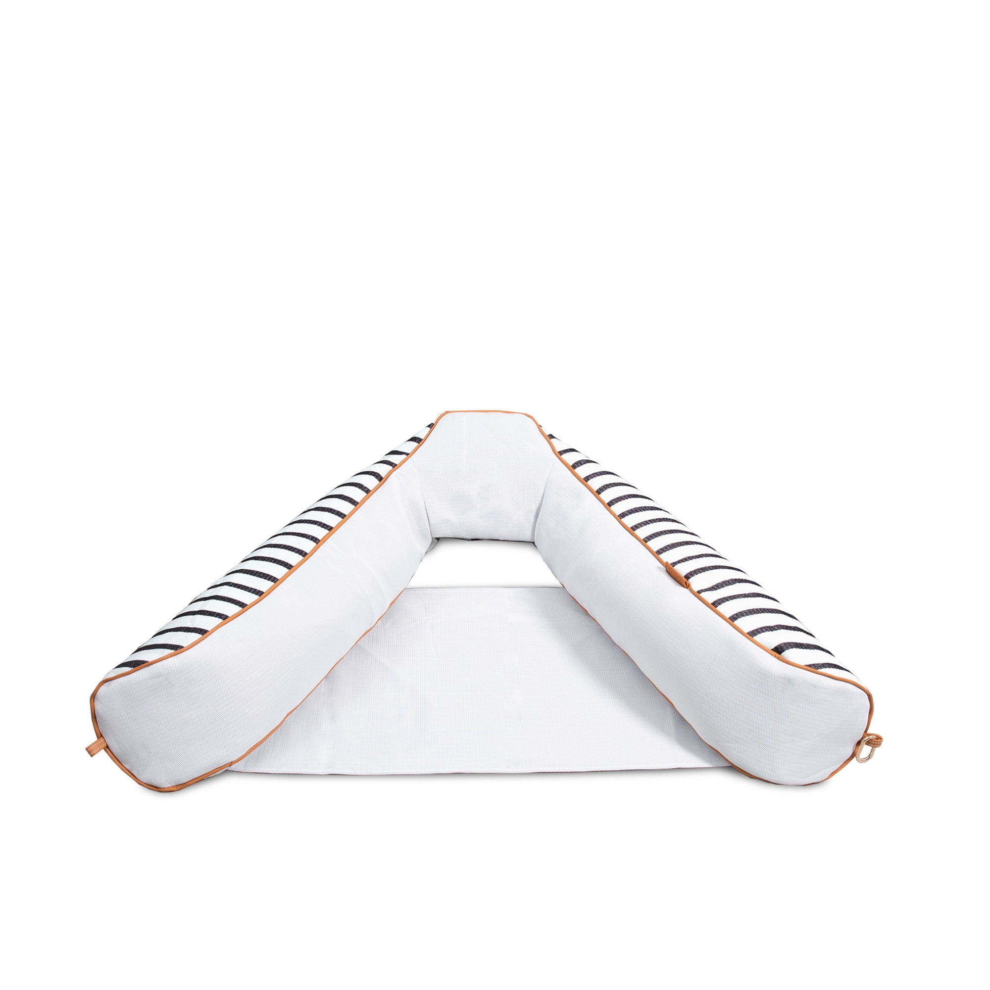 Big Joe Lux Bali Sling Pool Float, Black and White Cape Stripe, Premier ...