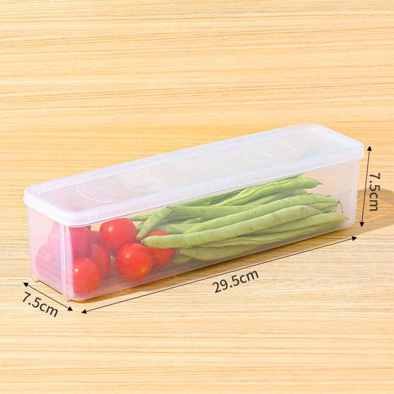 Noodle Storage Box Rectangular Plastic Refrigerator Food Preservation ...