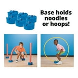 S&S Worldwide Noodle and Hoop Holders, Set of 6 - Sturdy Bases for Obstacles - Walmart.com