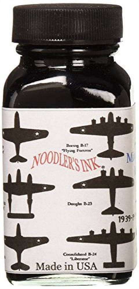 Noodler's Ink Fountain Pen Bottled Ink 3 oz VMail Midway Blue - Walmart.com