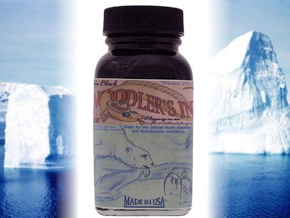 Noodler's Polar Bulletproof, Eel Fountain Pen Ink - Black - Walmart.com