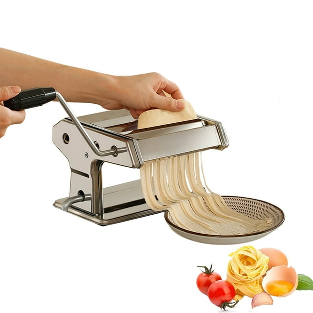 Noodles Maker, Manual Press, 9 Adjustable Thickness Settings, Perfect ...