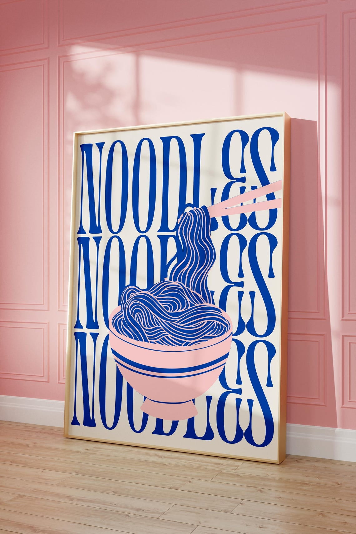 Noodles Print, Asian Food Wall Art, Noodle Wall Decor, Aesthetic Food ...