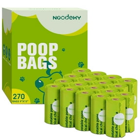 Best Pet Supplies Dog Poop Bags (240 Bags) for Waste Refuse Cleanup ...