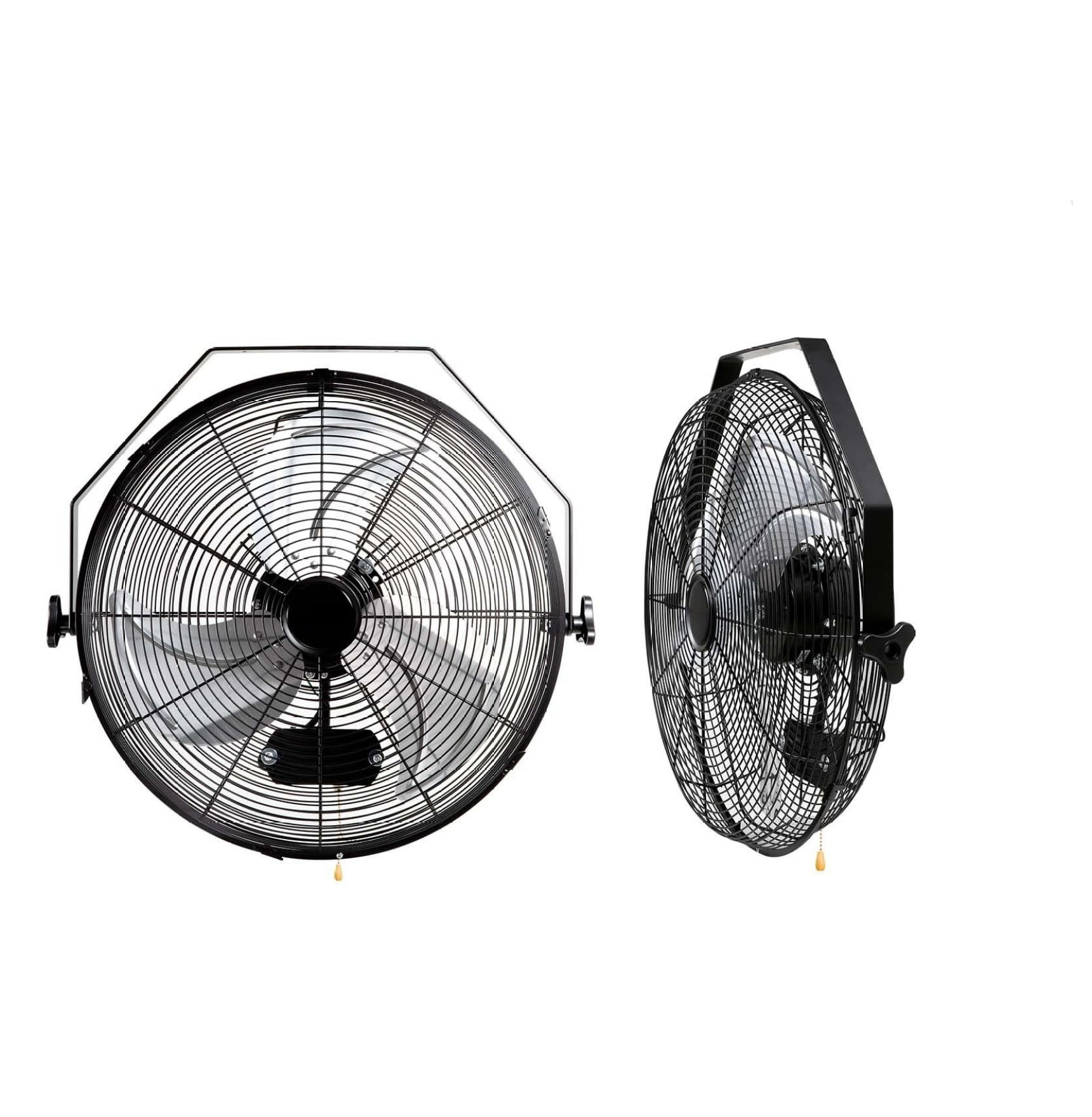 Nook Warmth Wall Mount Fan 2-Pack, 18 inch Industrial High Velocity ...