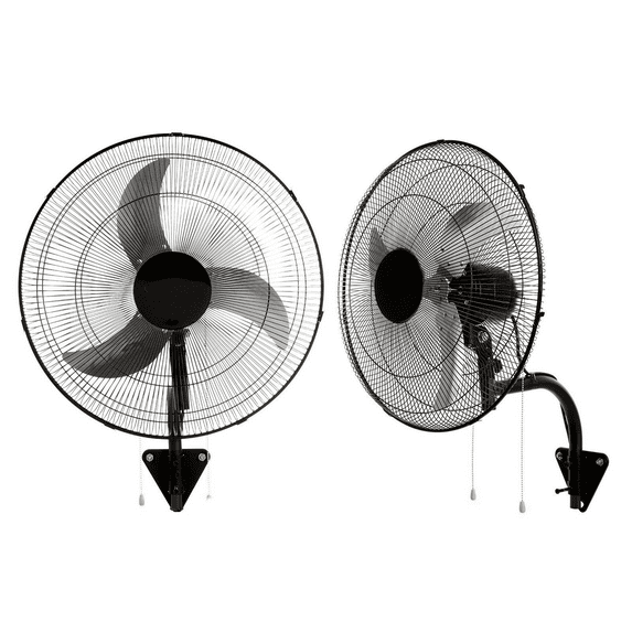 Nook Warmth Wall Mount Fan 2-Pack, 18 inch Oscillating Industrial Fans ...