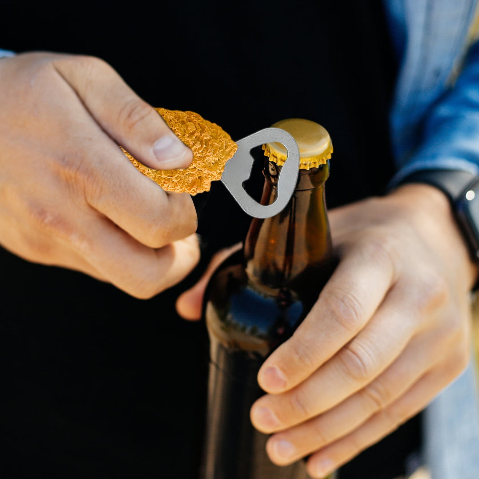NookHive Bottle Opener & Fridge Magnet Combo, Cute 3D Magnetic Opener ...
