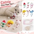 NookHive Natural Catnip Infused Rope Toy - Durable Cotton Rope Molar ...